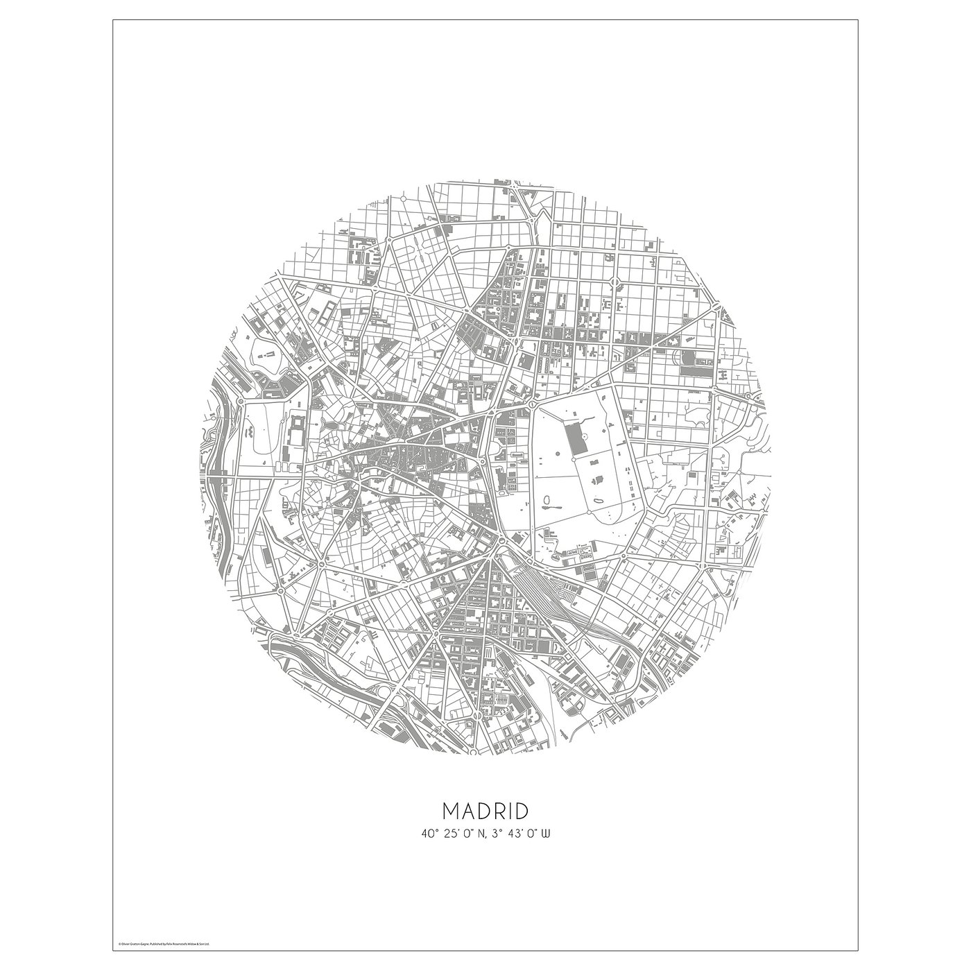 BILD poster, mappa, Madrid, 40x50 cm - IKEA Svizzera