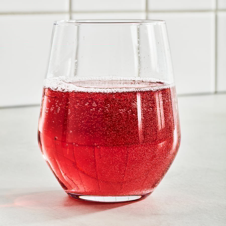 ISKUB bevanda gassata, gusto di mirtillo rosso/con zucchero ed ...