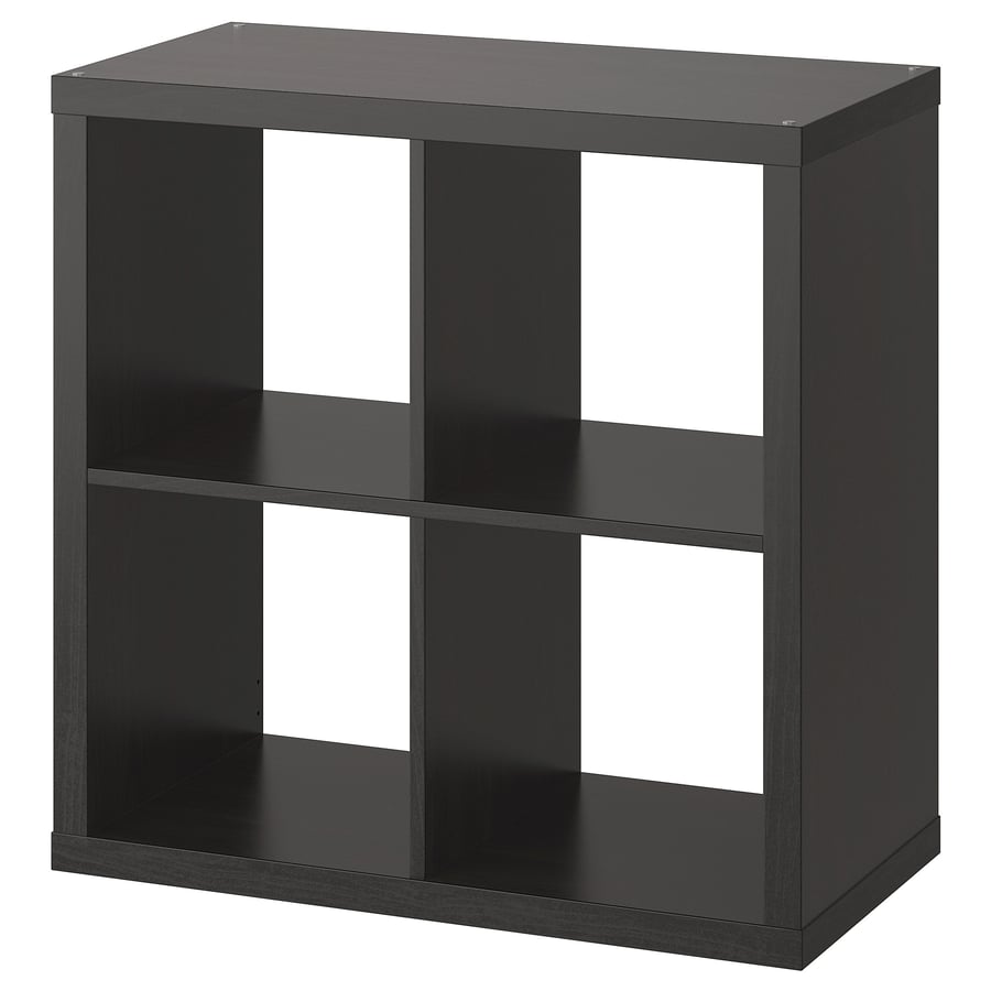 KALLAX scaffale, marrone-nero, 77x77 cm - IKEA Svizzera