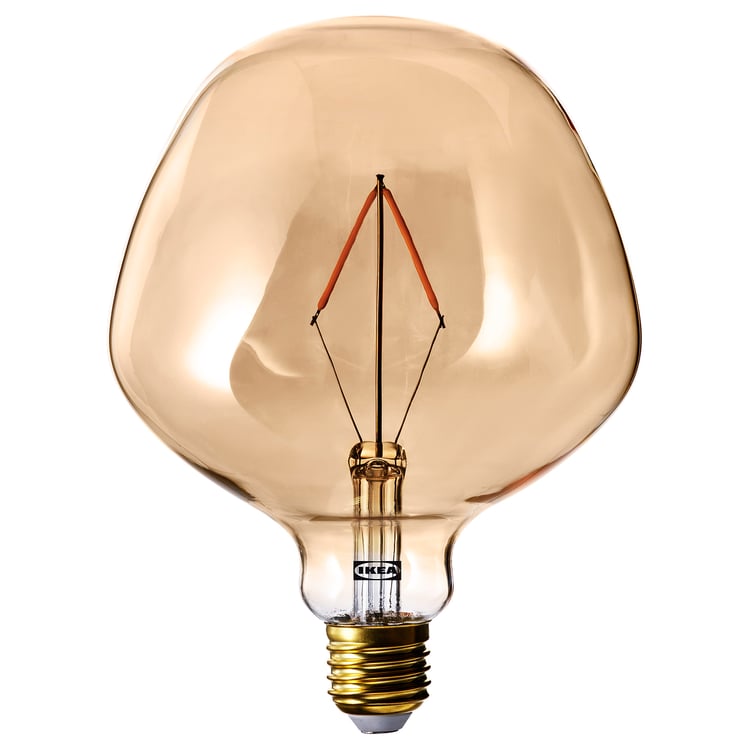 MOLNART lampadina a LED E27 120 lumen, campanella vetro trasparente ...