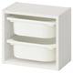 TROFAST elemento da parete, bianco/bianco, 34x21x30 cm - IKEA Svizzera