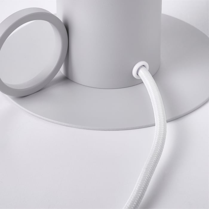 ÅSKMULLER Lámpara de mesa, regulación de intensidad luminosa gris claro ...