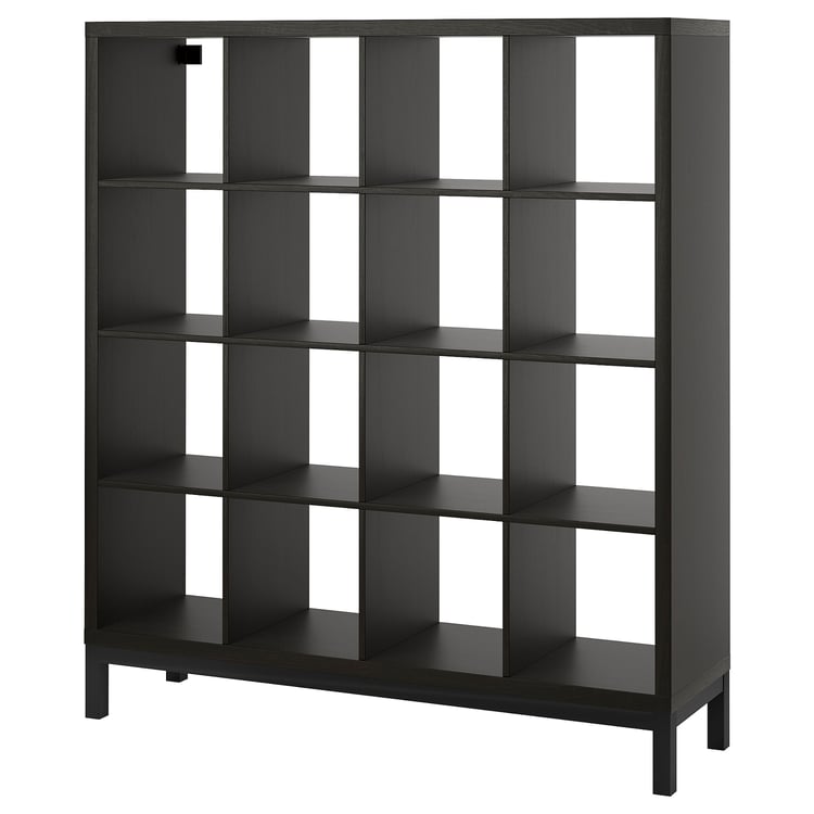 KALLAX Estante, negro/negro, 147x164 cm - IKEA Chile