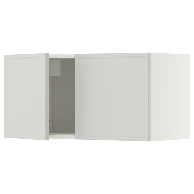 METOD Mueble mural, blanco/Aspudden gris claro, 80x40 cm - IKEA Chile