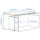 SMÅSTAD banco con almacenaje juguetes, blanco/azul, 90x52x48 cm - IKEA ...