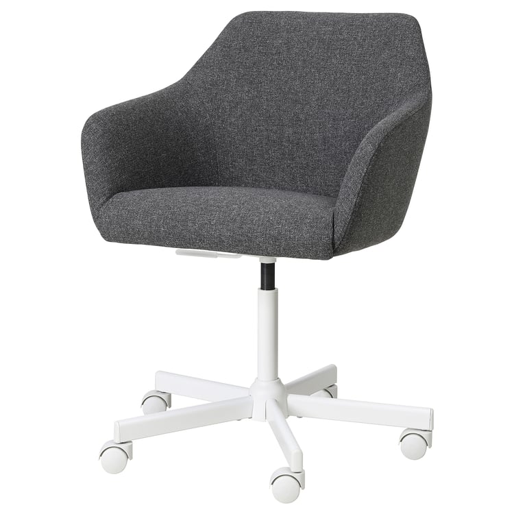 TOSSBERG / MALSKÄR Silla sala reuniones, Gunnared Gris oscuro/blanco ...