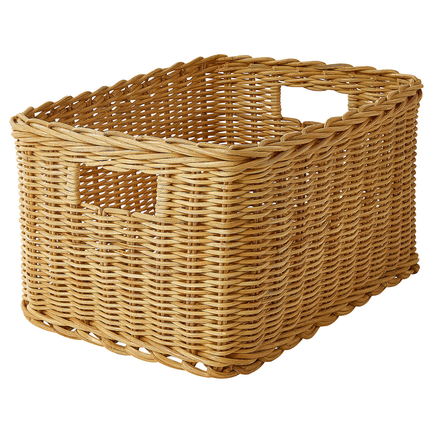 TRUMMIS Canasto, hecho a mano ratán, 25x35x20 cm - IKEA Chile