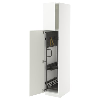 METOD Mueble alto para productos limpieza, blanco/Ringhult blanco ...