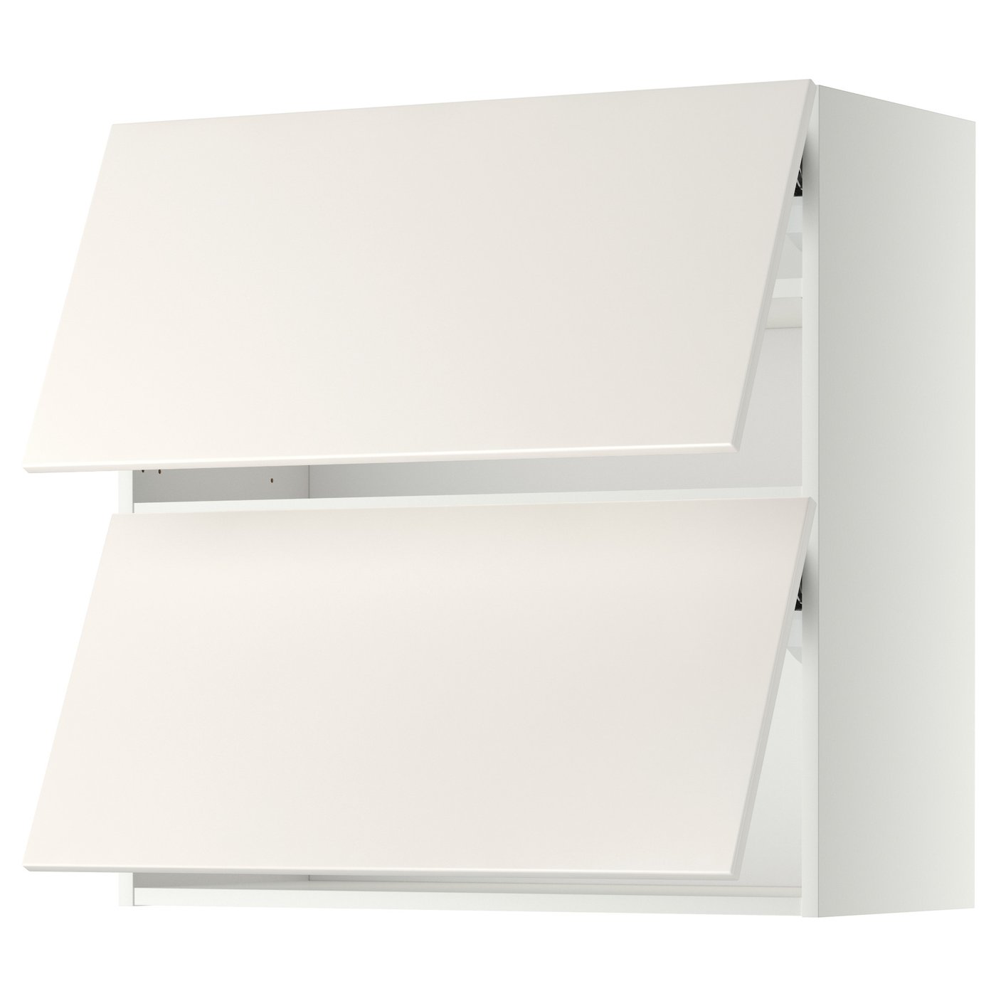 METOD Mueble de pared con 2 puertas, blanco/Veddinge blanco, 80x80 cm ...