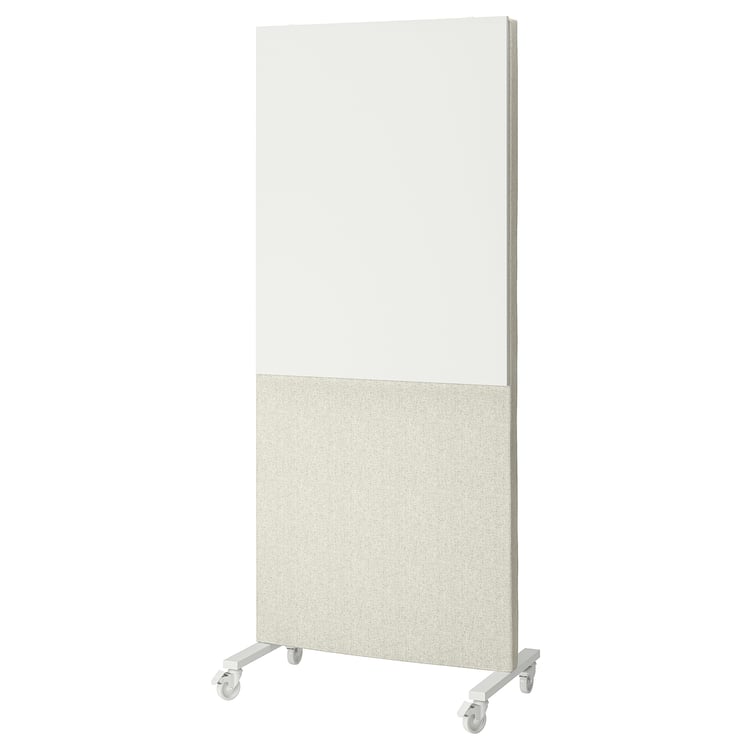 MITTZON Estructura ruedas/pantall acúst piz, Gunnared beige/blanco ...