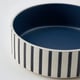 UTSÅDD Bowl mascotas, a rayas negro con azul/azul oscuro, 15 cm - IKEA ...