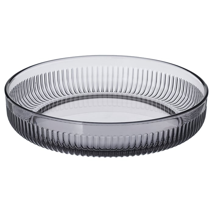 GRADVIS Váza, šedá, 19 cm - IKEA