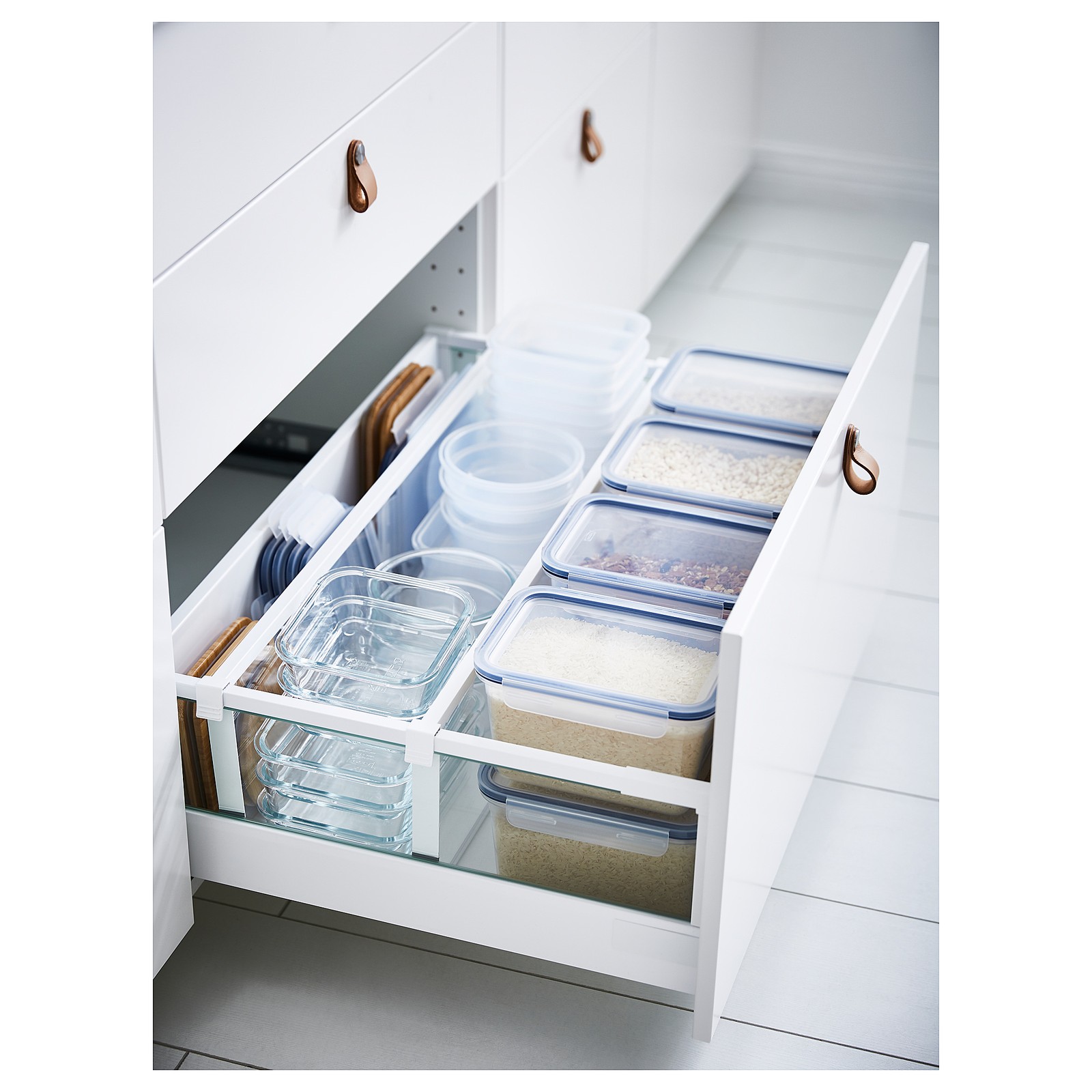 IKEA 365+ Pro lepší domov ,Dóza na potraviny s víkemobdélník, plast, - IKEA