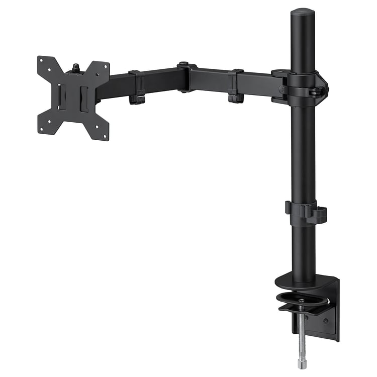 STUBBERGET konzola na monitor, černá - IKEA