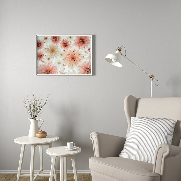 BILD poster, flowers-transparent, 70x50 cm - IKEA