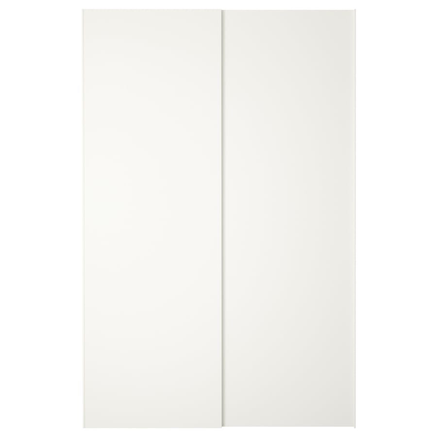 HASVIK pair of sliding doors, white, 150x236 cm - IKEA
