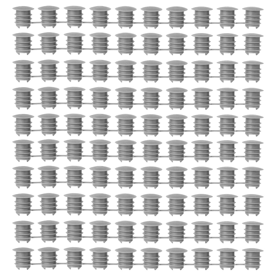 KOMPLEMENT cover cap, dark grey, 100 piece - IKEA
