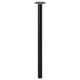 LAGKAPTEN / ADILS desk, grey/wood effect black, 140x60 cm - IKEA