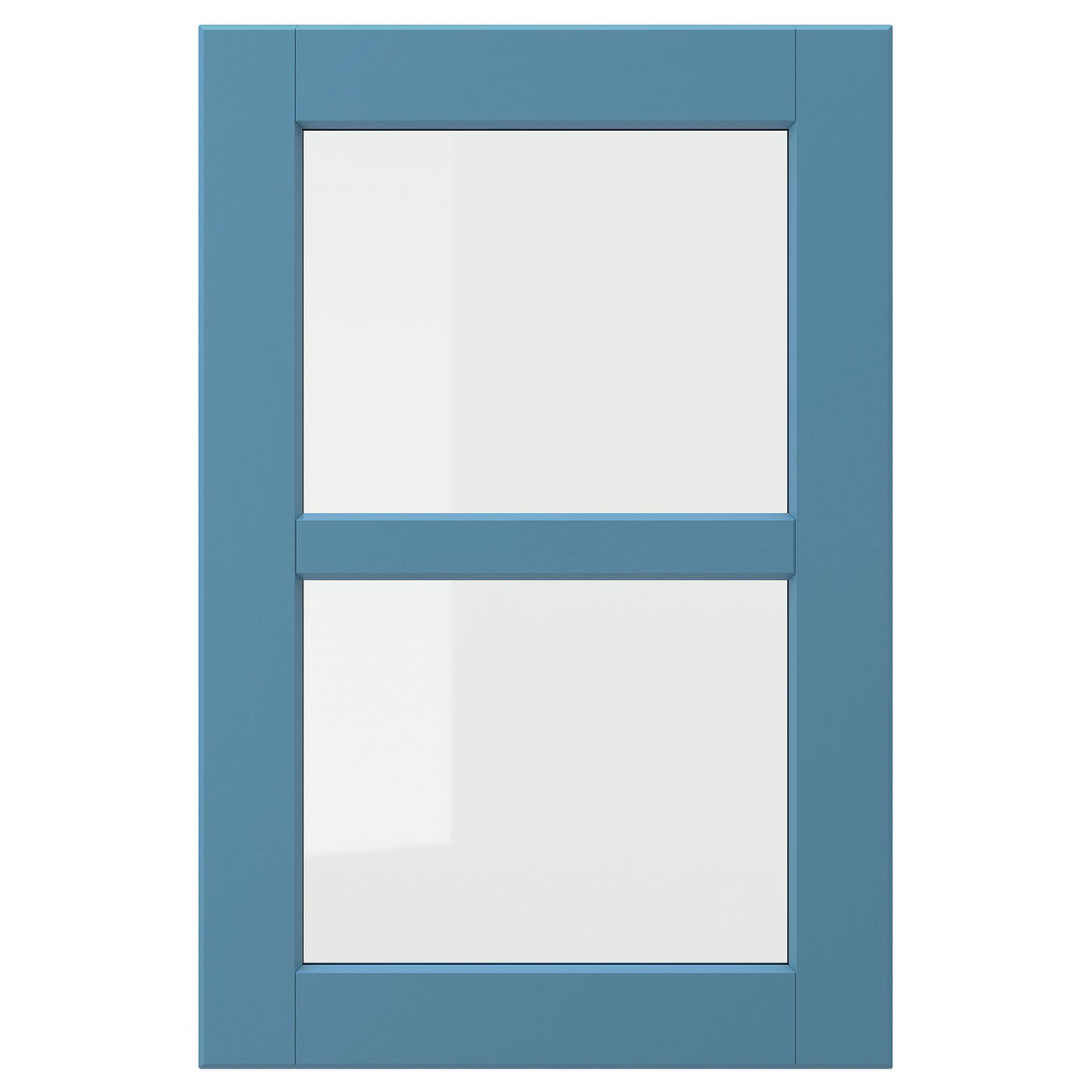 LERHYTTAN glass door, blue, 40x60 cm - IKEA
