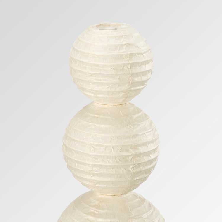 STRÅLA LED decorative table lamp, ball shaped battery-operated/white - IKEA