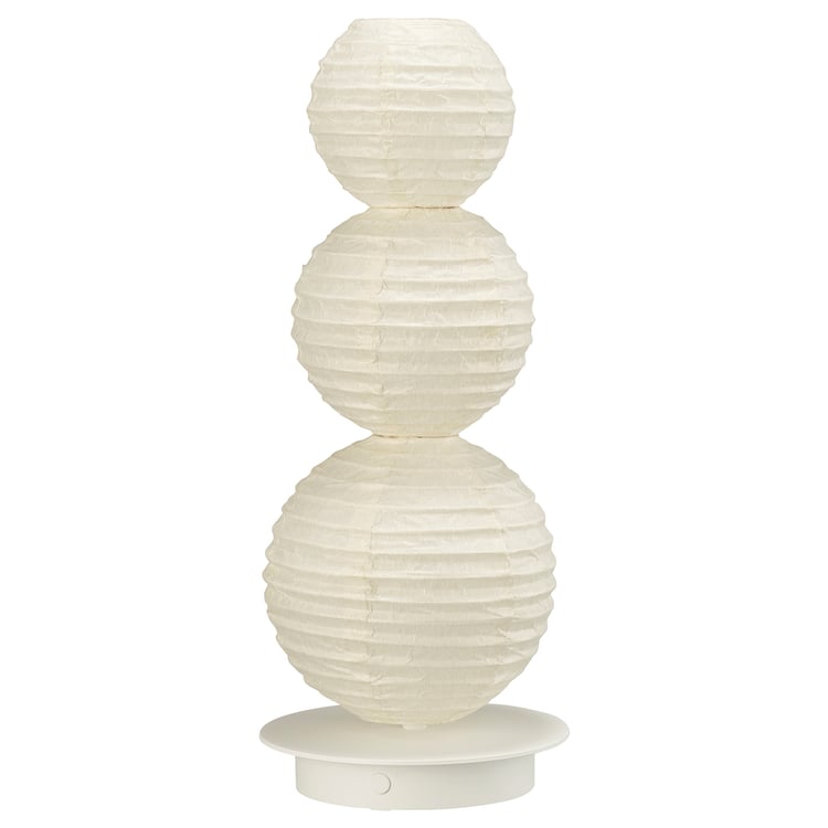 STRÅLA Christmas LED decorative table lamp, ball shaped battery ...
