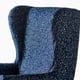 STRANDMON slipcover for armchair, Ryrane dark blue - IKEA