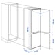 TINAD fridge/freezer, IKEA 500 integrated, 210/79 l - IKEA