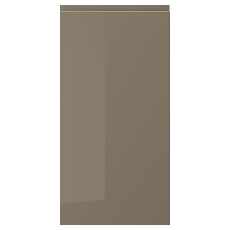 VOXTORP door, high-gloss dark grey-brown, 40x80 cm - IKEA
