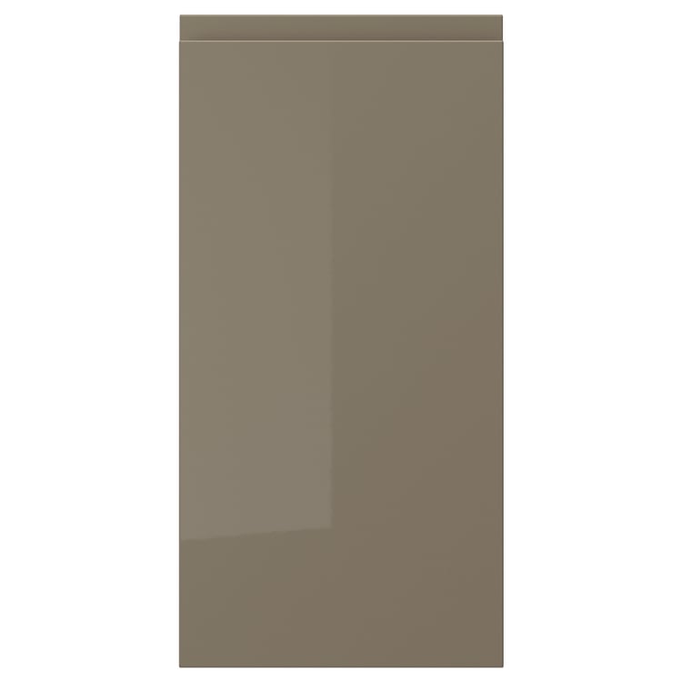 VOXTORP door, high-gloss dark grey-brown, 30x60 cm - IKEA