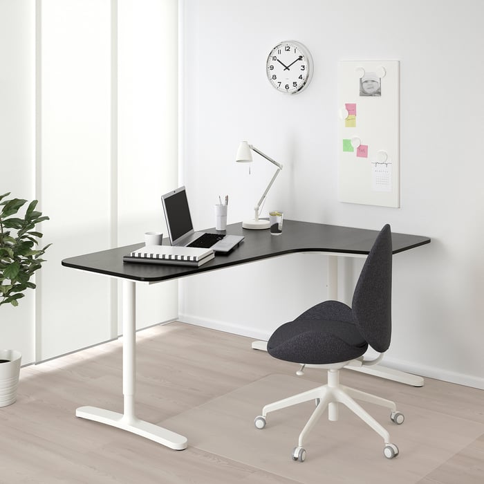 Erstaunlich Schreibtisch über Eck Ikea Fotos