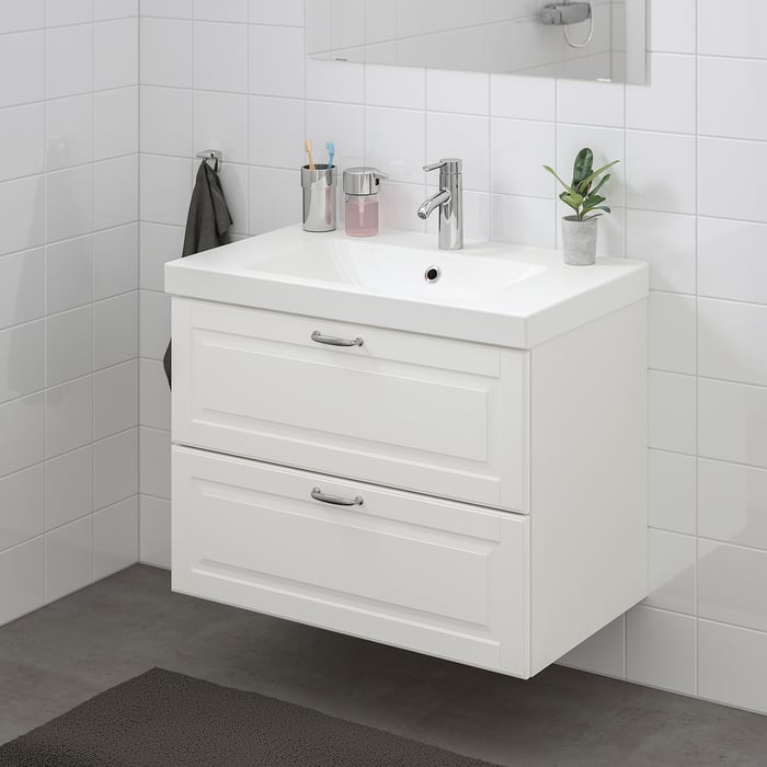 Stilvolle Waschtisch Mit Unterschrank Stehend Ikea Fotos