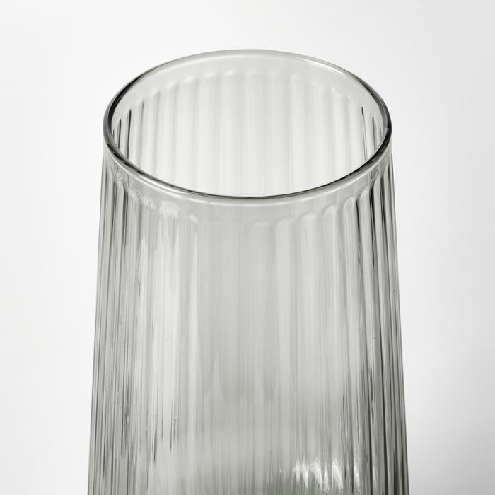 Ikea Vase Grau