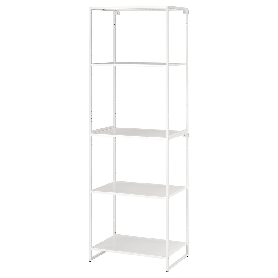 JOSTEIN Regal, drinnen/draußen/Metall weiß, 61x40x180 cm - IKEA Deutschland