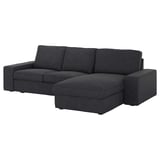 KIVIK 3er-Sofa mit Récamiere, Kelinge grautürkis - IKEA Deutschland