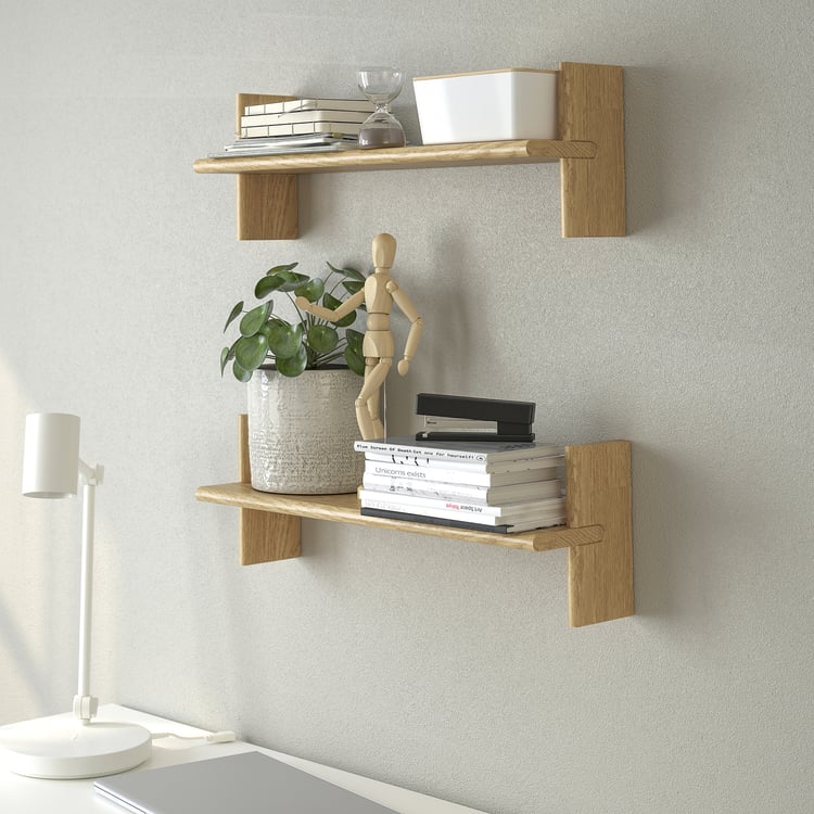 Stilvolle Wandregal Eiche Ikea Bild