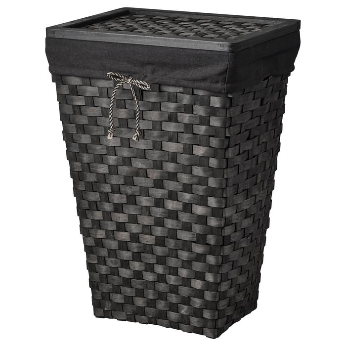 Ikea Waschekorb Schwarz