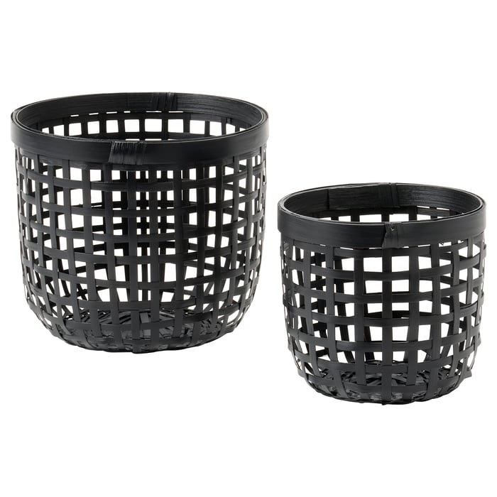 Metallkorb Schwarz Ikea