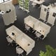 MITTZON akustische Abschirmung, stehend, Gunnared beige, 90x157 cm ...