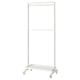 MITTZON Gestell+Rollen/Kleiderst./Ablage, weiß, 85x205 cm - IKEA Deutschland
