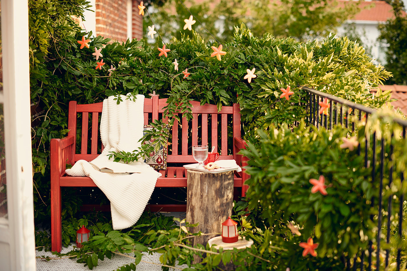 Schãne Ikea Bank Garten Bild