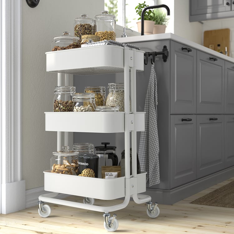 RÅSKOG Servierwagen, weiß, 35x45x77 cm - IKEA Deutschland