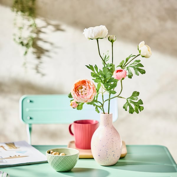 SMYCKA Kunstblume, drinnen/draußen Ranunkel/rosa, 52 cm - IKEA Deutschland