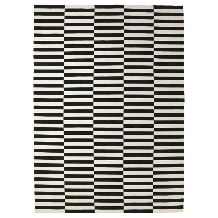 Ikea Teppich Schwarz Weiss