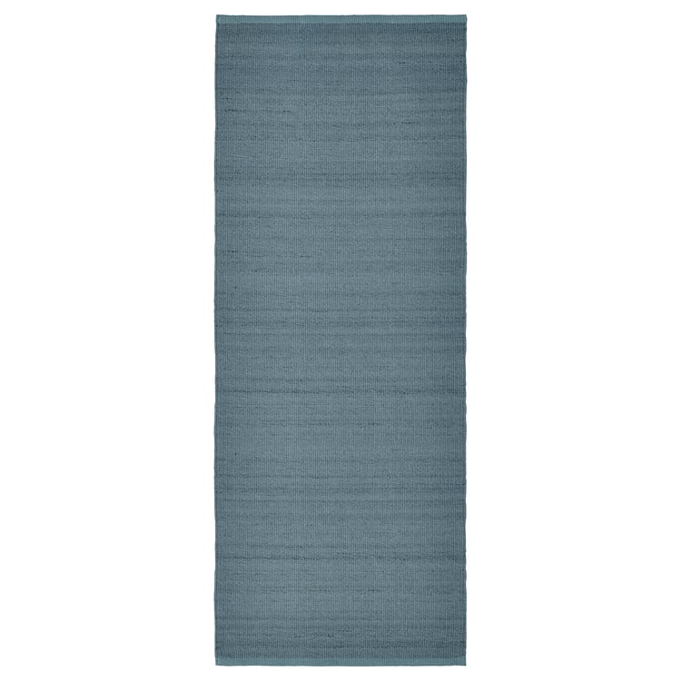 TIDTABELL Teppich flach gewebt, graublau, 80x200 cm - IKEA Deutschland