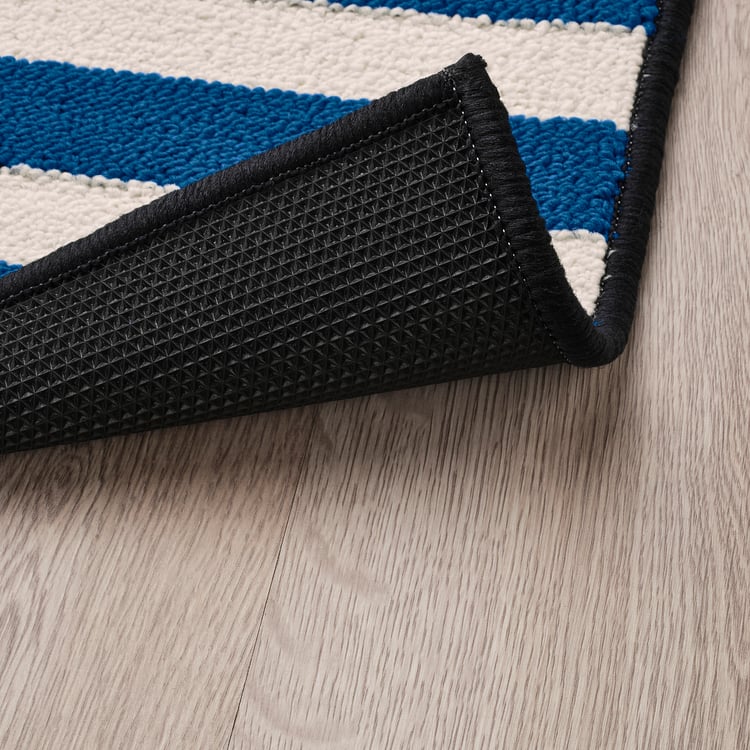 VÄNDPLATS Teppich Kurzflor, blau schwarz/Streifen, 60x90 cm - IKEA ...