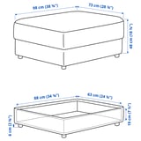 VIMLE Hocker mit Aufbewahrung, Djuparp dunkelgrün - IKEA Deutschland