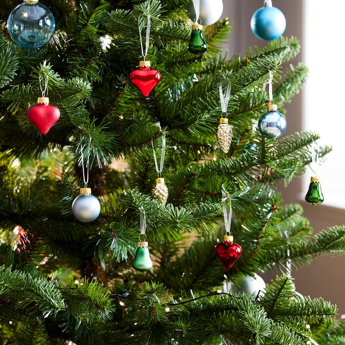 VINTERFINT Baumschmuck 20-tlg., Kugel Glas/verschiedene Formen versch ...