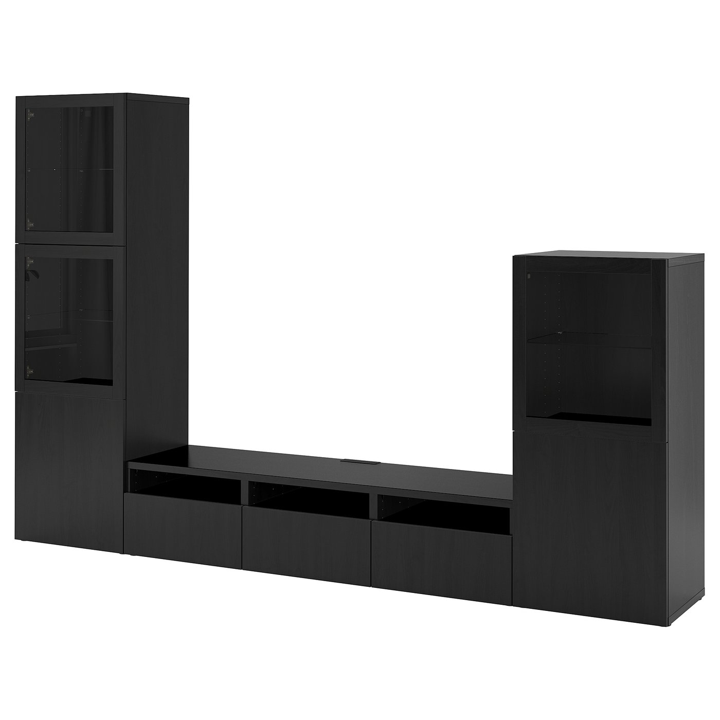Ikea bestå tv stand black store