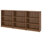 BILLY bookcase combination, brown walnut effect, 240x28x106 cm - IKEA ...
