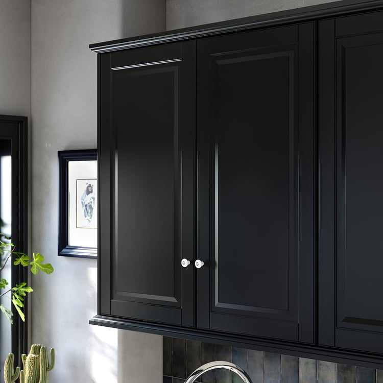 BODBYN door, black, 40x200 cm - IKEA Germany